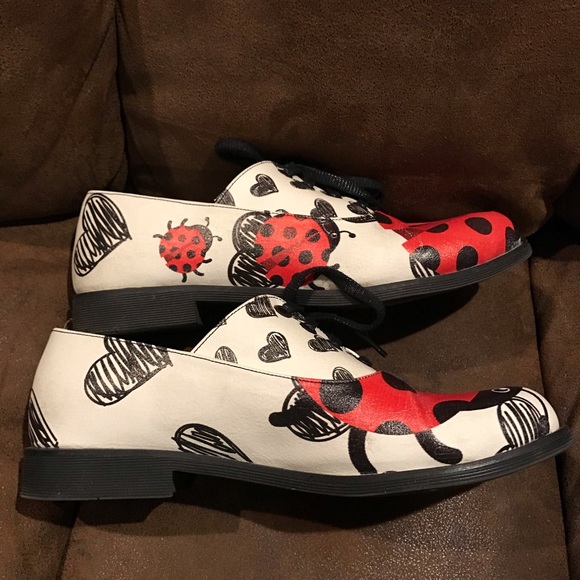 streetfly | Shoes | Streetfly Lady Bug Hand Painted Shoe | Poshmark